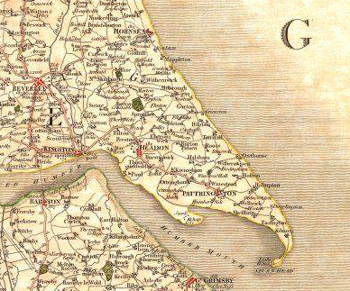 East Riding map East Riding map